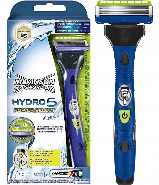 WILKINSON HYDRO 5 POWER SELECT MASZYNKA na baterie - 11946703537 ... WILKINSON HYDRO 5 POWER SELECT MASZYNKA na baterie - 11946703537 ...