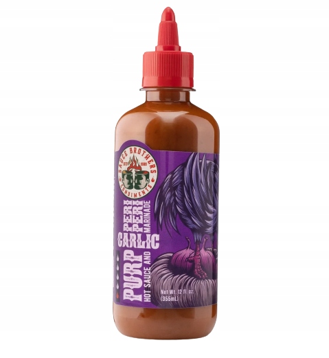 Sauce Brothers Purp Peri Peri Garlic Hot Sos 355ml - 12492612782 ...