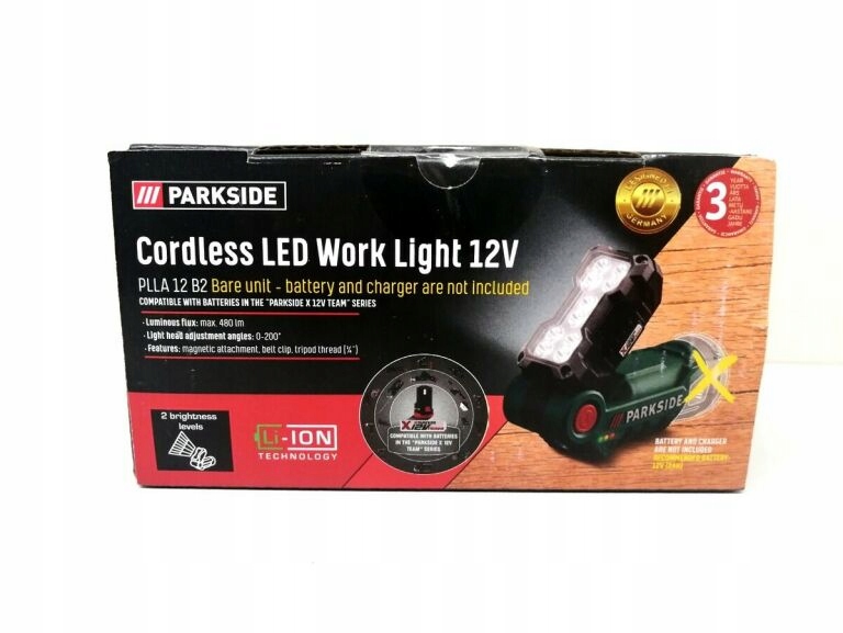 LAMPA ROBOCZA PARKSIDE LED 12V PLLA 12 B2 - 11962237990 - oficjalne ...