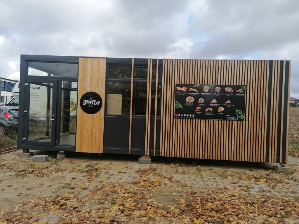 Kontener Gastronomiczny fast food kebab 8x3,20 - 12838234689 ...