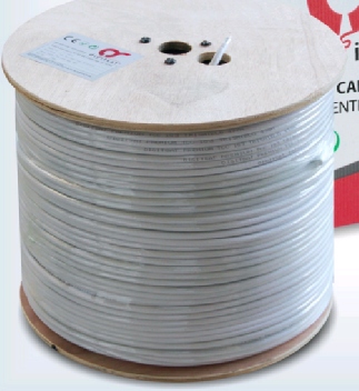 Kabel koncentryczny TDC 105 PVC żelowany BIAŁY 20M - 12246091102 ...