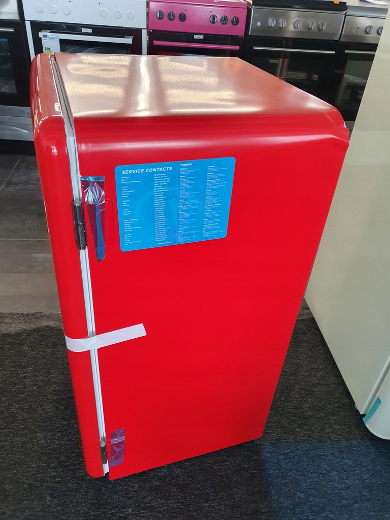 Lodówka Midea Retro 93L, F, 83.5cm, czerwona - 12431087253 - oficjalne ...