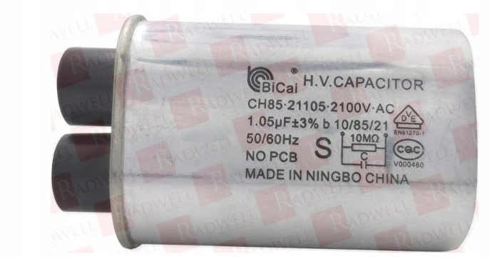 Kondensator BiCai CH85-21105-2100V-AC do mikrofalówki - 15339287684 ...