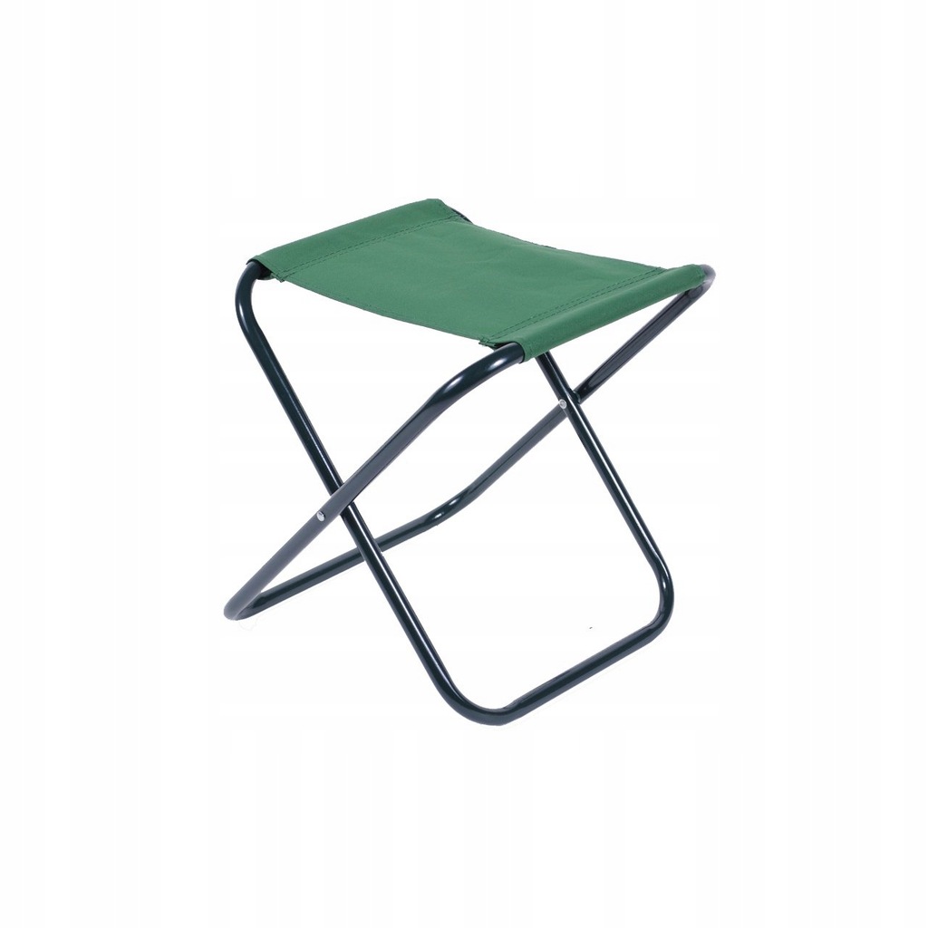 Krzesełko składane taboret rybacki metal + tkanina - 17398537611 ...