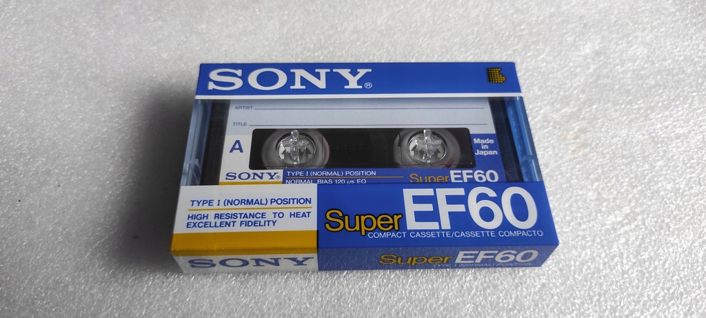 Sony Super EF60 EF 60 NOS folia Japan #103 - 12609923277 - oficjalne ...
