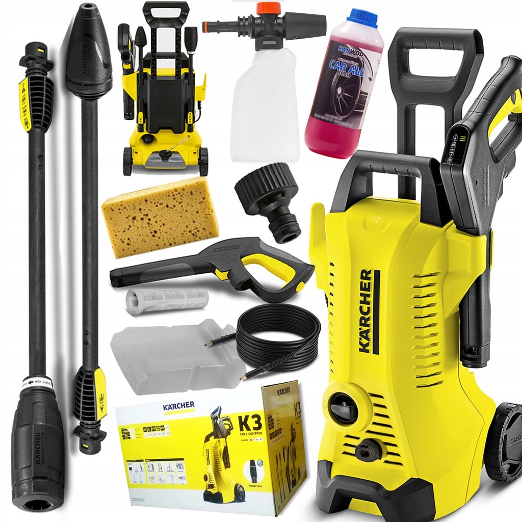MOCNA MYJKA CIŚNIENIOWA KARCHER K3 FULL CONTROL - 7810023568 - oficjalne archiwum Allegro