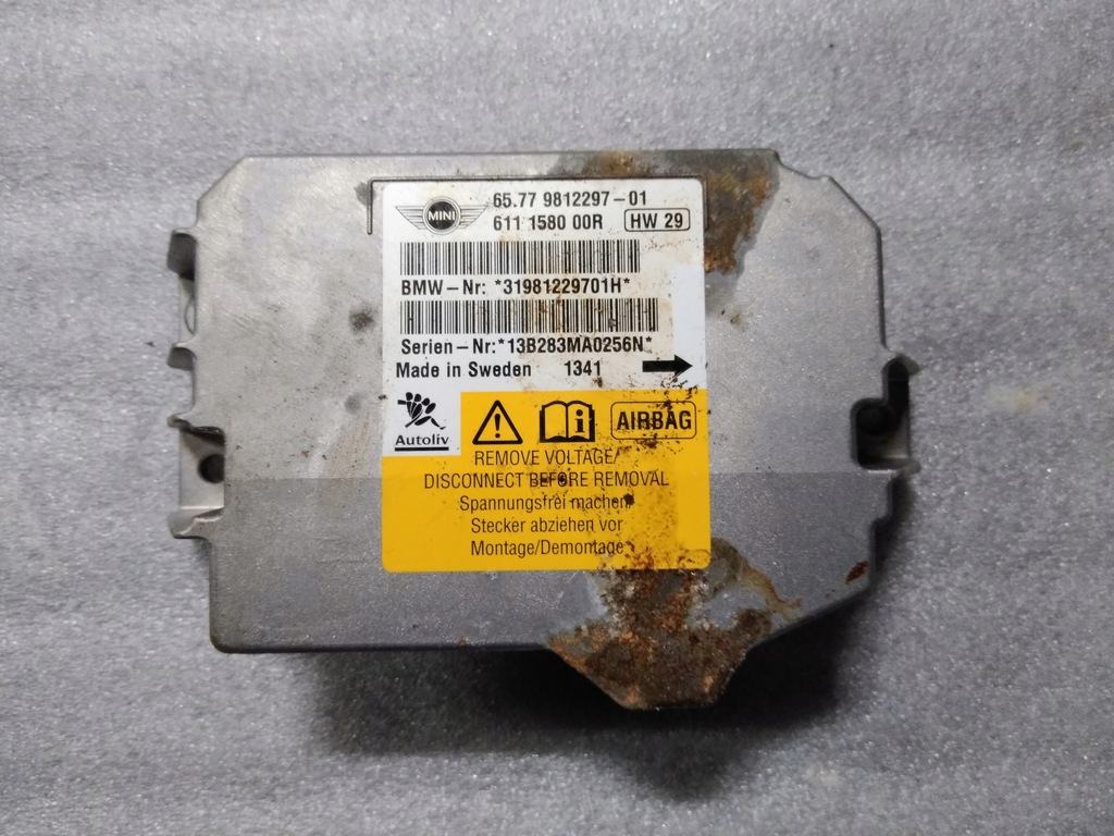 MINI COOPER STEROWNIK PODUSZKI 65779812297 - 10009375836 - oficjalne ...