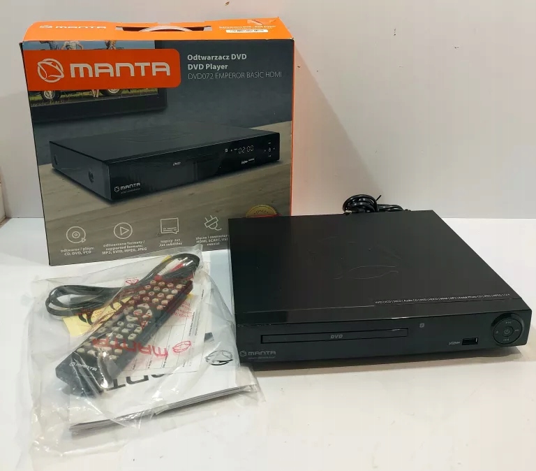 ODTWARZACZ DVD MANTA - 13057017043 - oficjalne archiwum Allegro