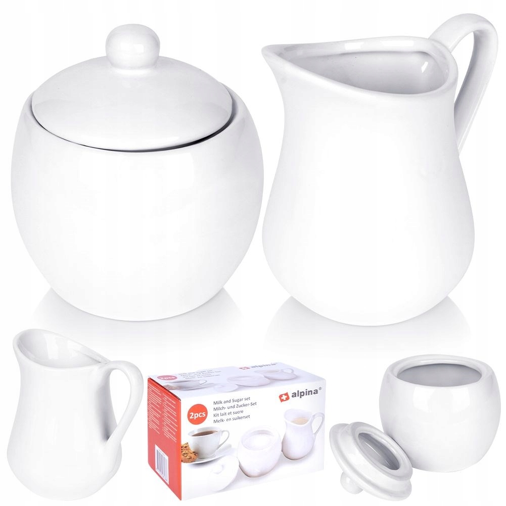 Cukierniczka + mlecznik dzbanuszek mleko śmietankę - 14038157791 - oficjalne archiwum Allegro