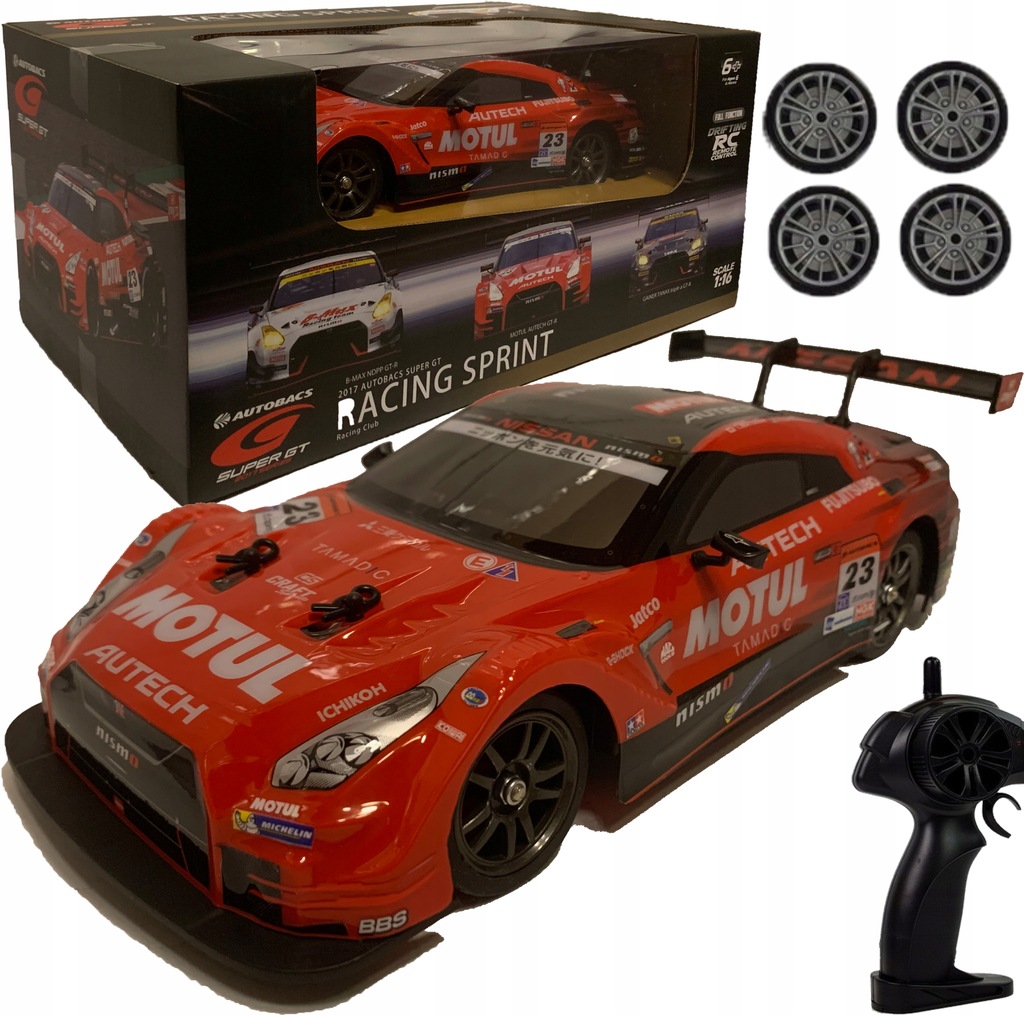 SAMOCHÓD AUTO DO DRIFTu 4X4 RC 2.4GHz Nissan GT-R - 10948590630 ...