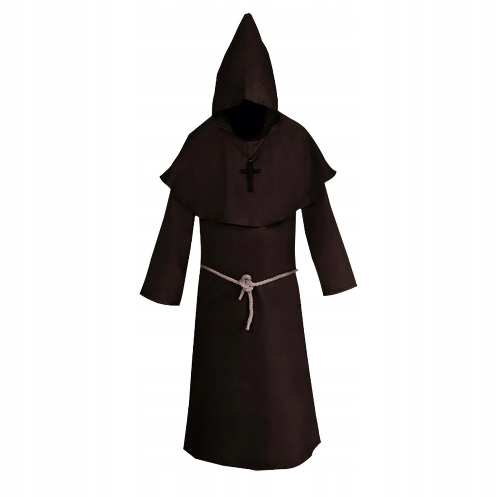 Friar Medieval Robe, Costume Cloak Clothing Outfit Priest Robe Friar ...