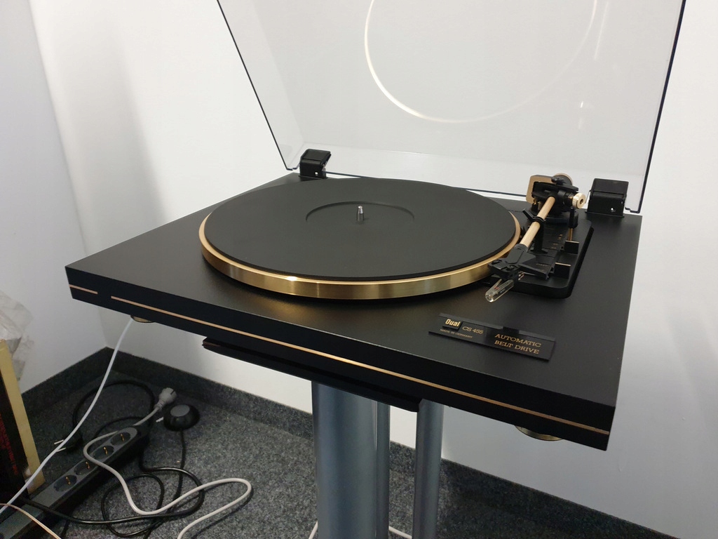 DUAL CS 455 GOLD # Flagowy gramofon ! # Audiofeel - 7933425250 ...