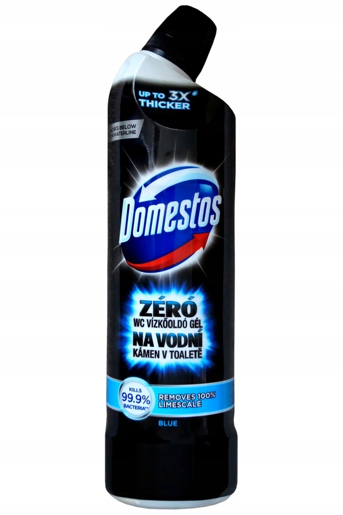 Domestos Zero Kamienia Blue Żel do WC 750ml - 10118434786 - oficjalne ...