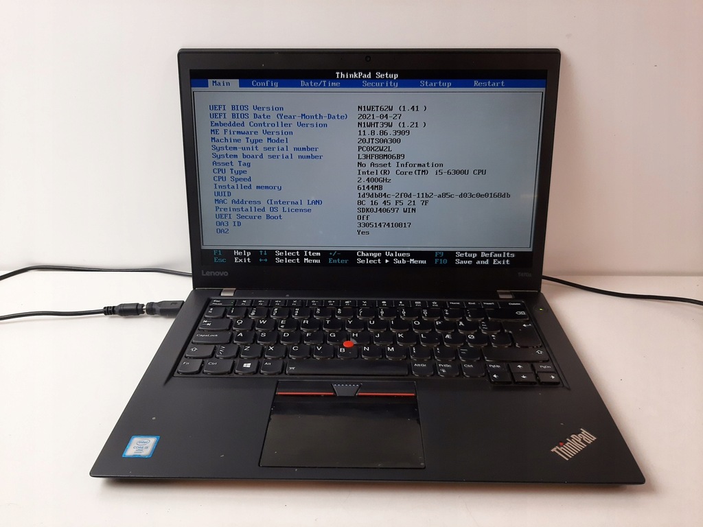 Lenovo T470s i5 6th gen (2085065) - 14055949311 - oficjalne archiwum ...