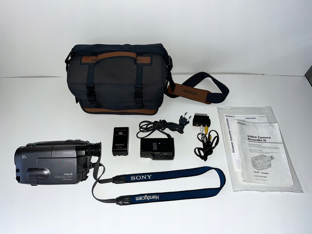 Kamera video SONY Handycam CCD-TRV30E Video8 LCD torba zestaw ...