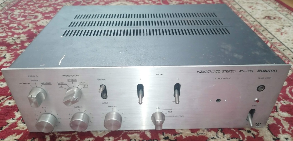 Wzmacniacz Unitra WS-303 - 13912315290 - oficjalne archiwum Allegro