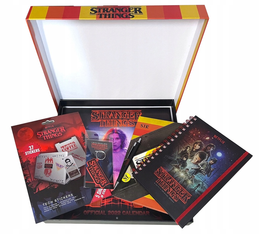 BOX STRANGER THINGS NA PREZENT - 12136595919 - oficjalne archiwum Allegro