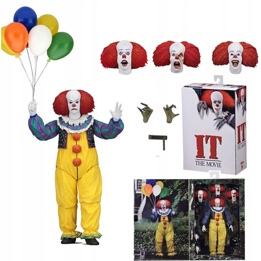 FIGURKA PENNYWISE TO IT KLAUN HORROR KOLEKCJA NECA - 9416580310 ...