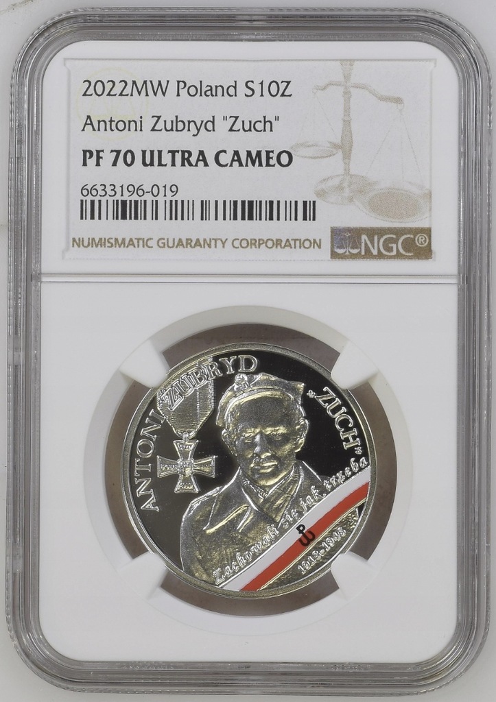 10 zł - Zuch - Antoni Żubryd - NGC PF70 MAX - 13232486486 - oficjalne ...