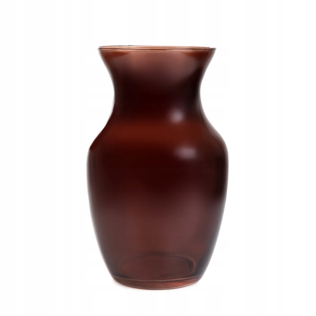 Wazon AMBROS szklany brązowy 13x12x20 cm HOMLA - 15294250201 ...