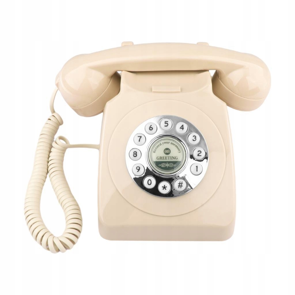 Guestbook Wedding Phone Decorative Classic Push Button Rotary Dial ...