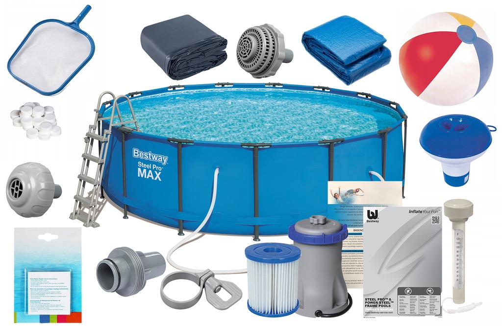 BASEN STELAŻOWY OGRODOWY BESTWAY 56438 457x122 - 9184282732 - oficjalne ...