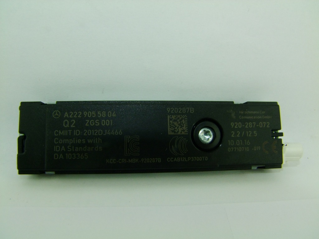 MERCEDES W222 A2229055804 WZMACNIACZ ANTENOWY - 7842956534 - oficjalne ...