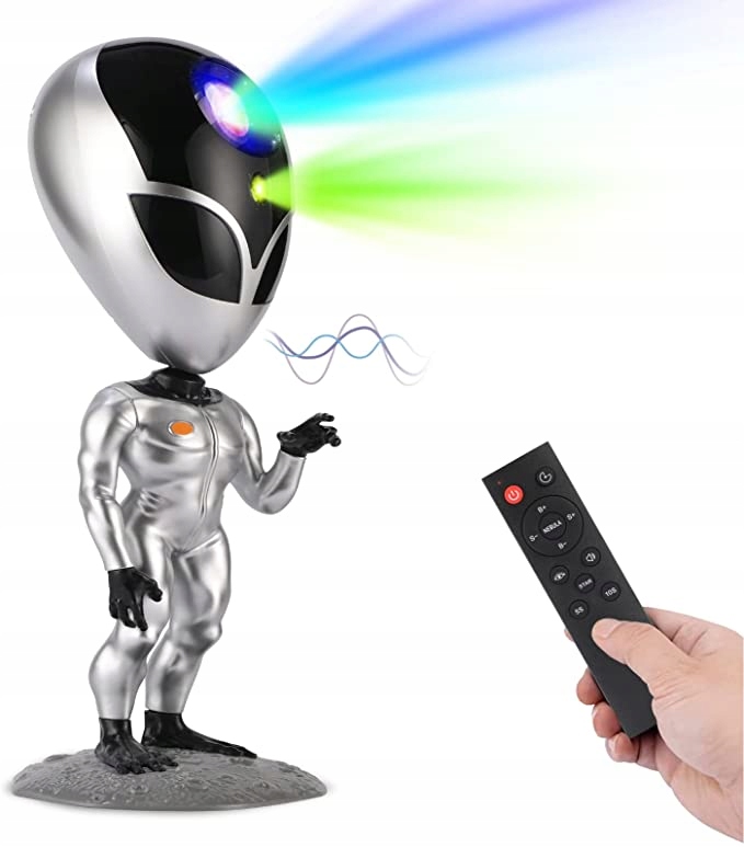 Lampka nocna projektor gwiazd Alien Galaxy kosmita - 13670657263 - oficjalne archiwum Allegro