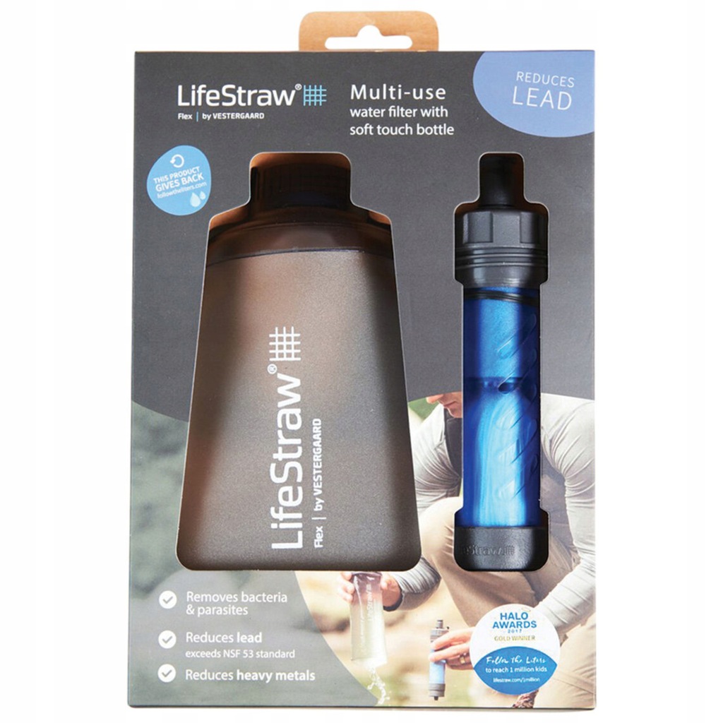 LIFESTRAW Flex Filtr Wody z Miękką Butelka 2000L - 11917208407 ...