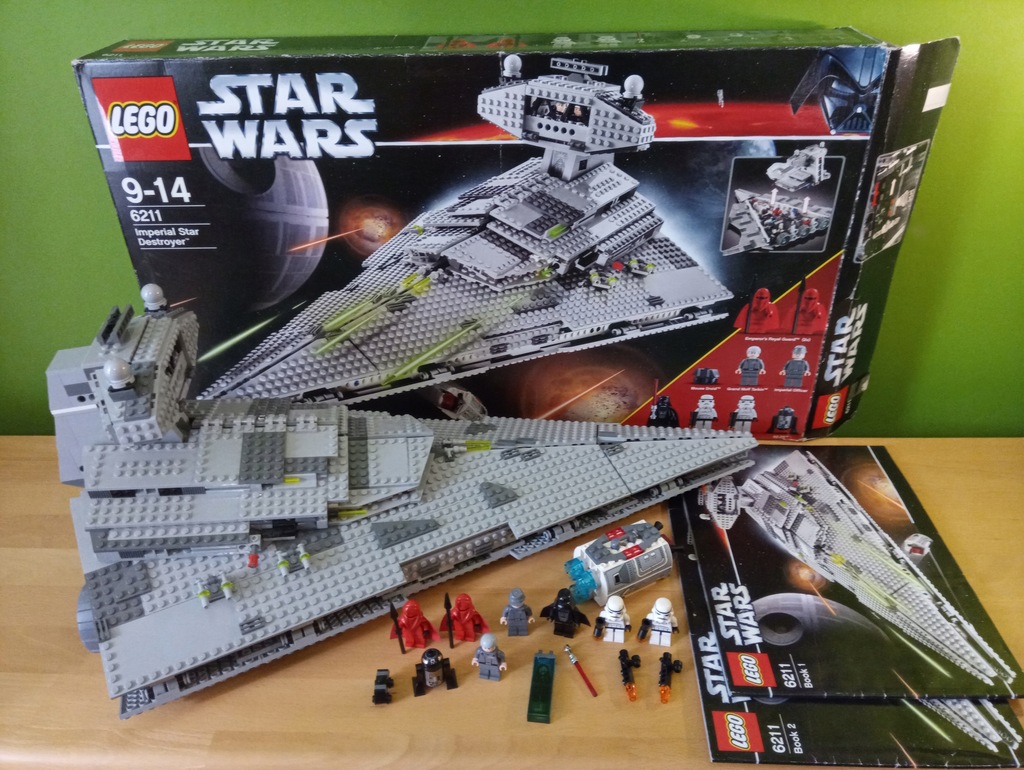 Lego Star Wars 6211 Imperial Star Destroyer IDEAŁ - 10852440926 ...