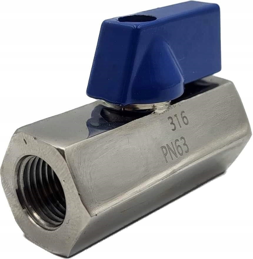 ZAWÓR KULOWY NIERDZEWNY 3/8 KWASOODPORNY 316L PN63 - 13168935633 - oficjalne archiwum Allegro