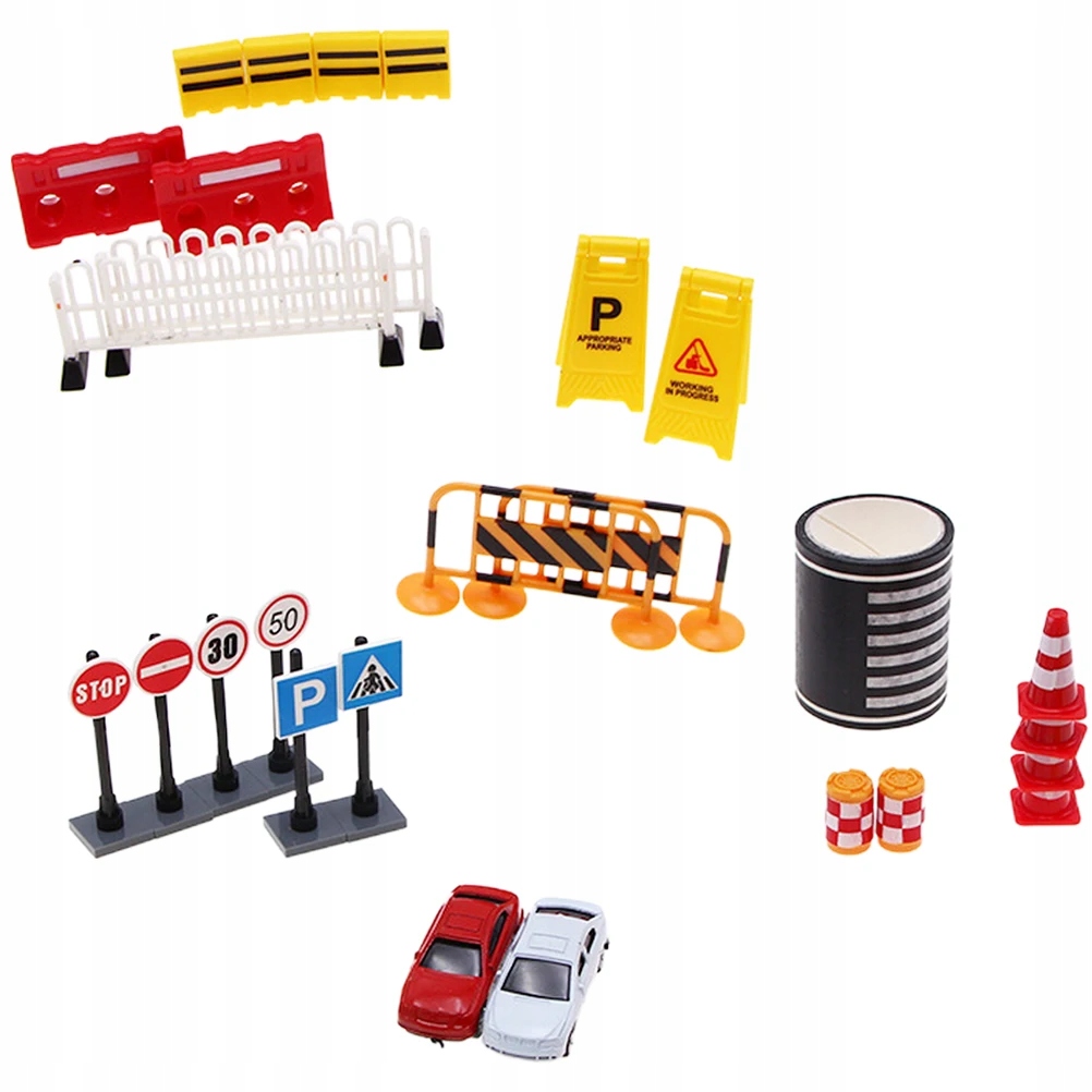 27pcs Miniature Street Road Signs Traffic Signs - 13724441176 ...