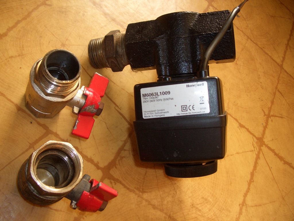 Siłownik z zaworem M6063L1009 HONEYWELL (mocny7Nm) - 12657846814 ...