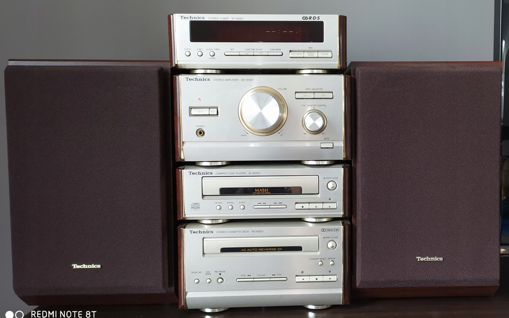 Technics SE-HD501 WIEŻA STEREO KOLUMNY PILOT - 8906414181 - oficjalne archiwum Allegro