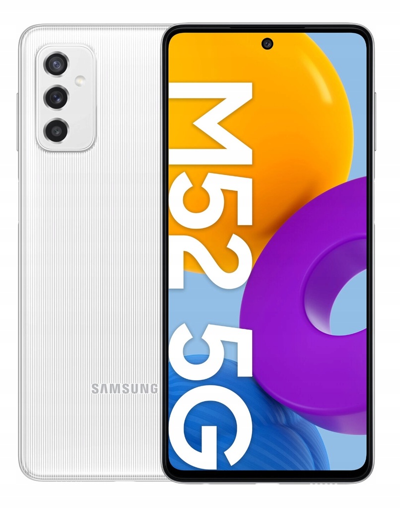 Smartfon SAMSUNG Galaxy M52 SM-M526 6/128GB biały - 11621646604 ...