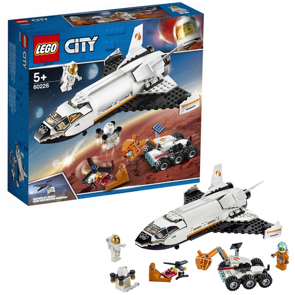 LEGO CITY 60226 PROM KOSMICZNY RAKIETA KOSMOS MARS - 9486055511 ...