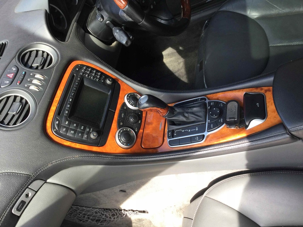 DECOR RAMKA KONSOLA LISTWY KPL MERCEDES SL R230 - 12181973180 ...