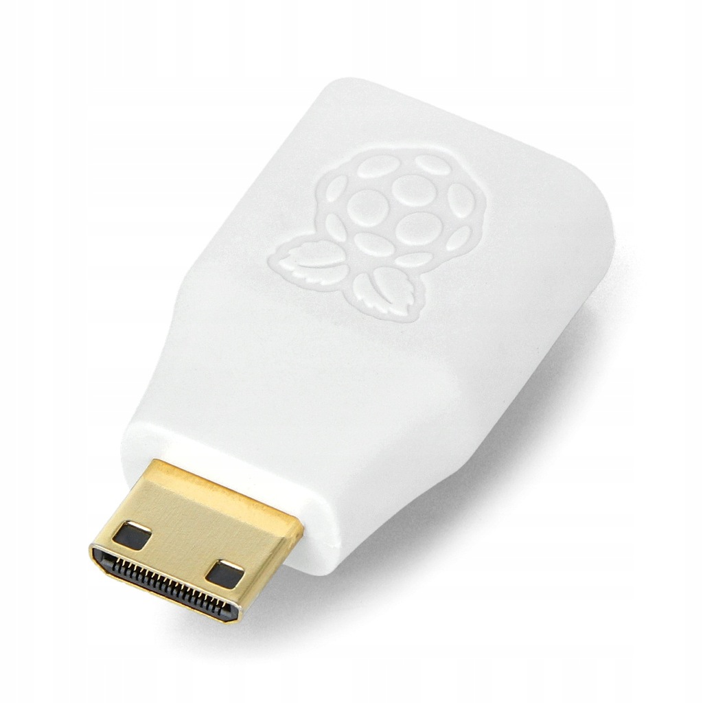 Adapter miniHDMI - HDMI oryginalny dla RPi Zero - 8254542352 ...