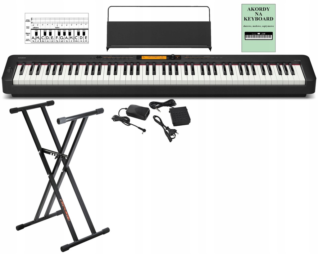 CASIO CDP-S350 Pianino-keyboard + Statyw - 10671452317 - oficjalne ...