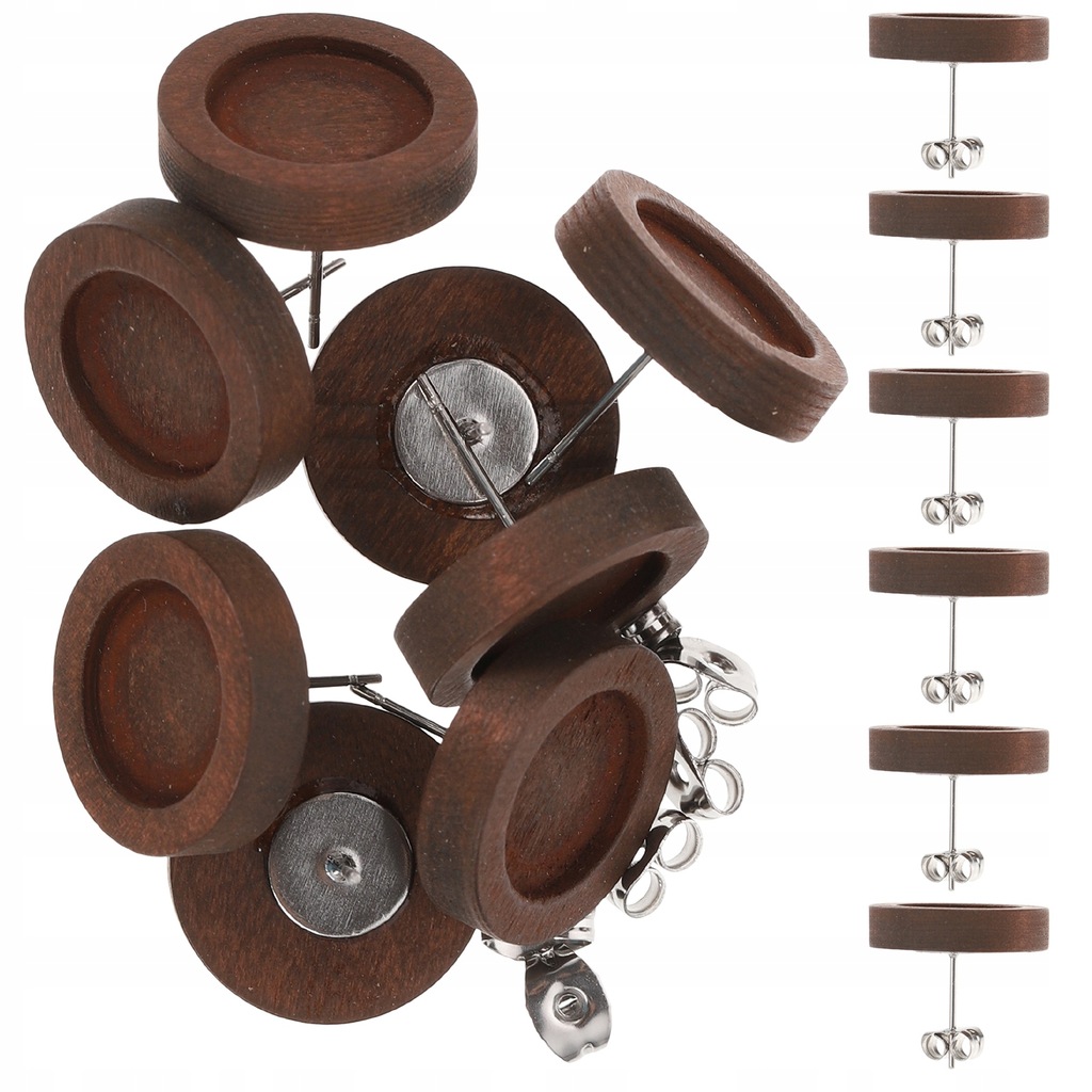 Earring Stud Base Blanks Wooden Studs Support 30 - 14882132977 ...