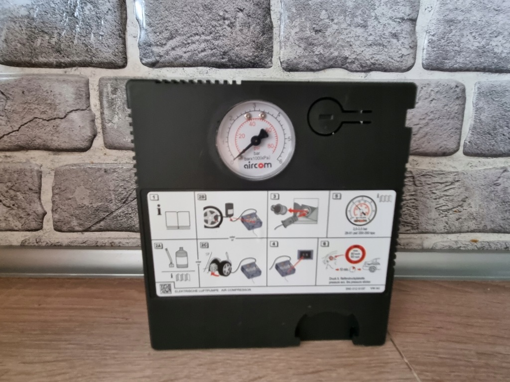 Kompresor zestaw naprawczy opon VW AUDI SKODA - 12779200595 - oficjalne archiwum Allegro