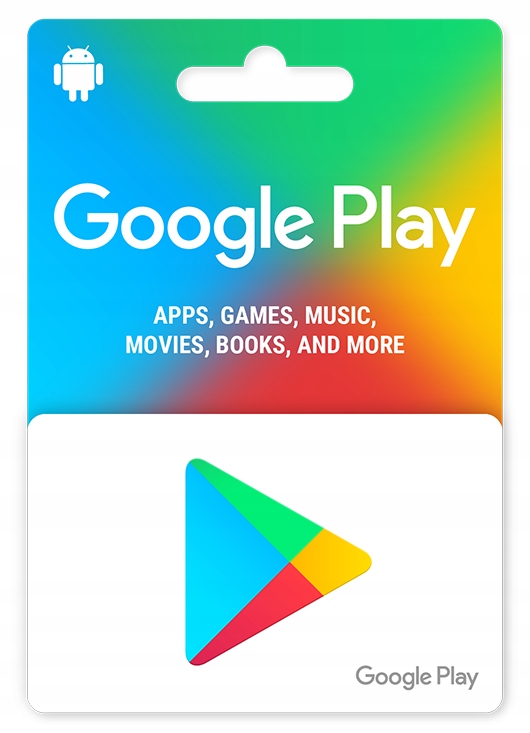 Google Play 25 zł karta podarunkowa kod - 12552001956 - oficjalne ...