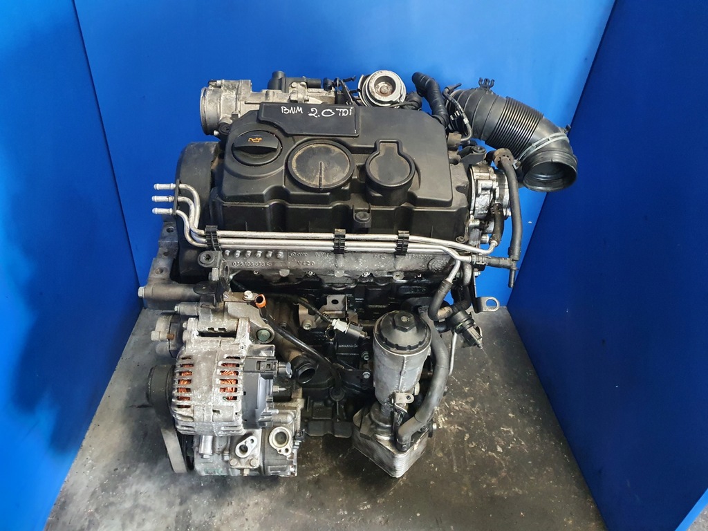 SILNIK VW PASSAT B6 AUDI A3 VW GOLF V 2.0 TDI BMM - 8924210750 ...