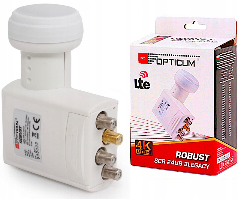 Konwerter LNB Polsat 4K Multiroom Unicable SCR 3 - 7747263981 - oficjalne archiwum Allegro