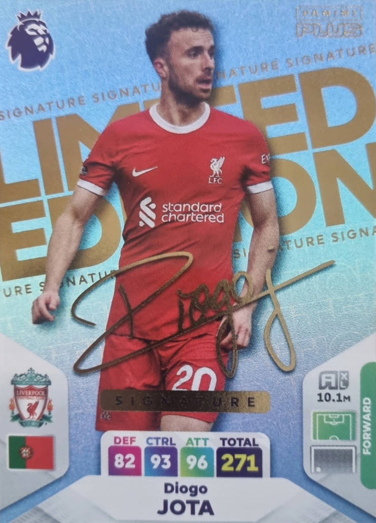 PREMIER LEAGUE 2024 PLUS LIMITED SIGNATURE DIOGO JOTA LIVERPOOL ...
