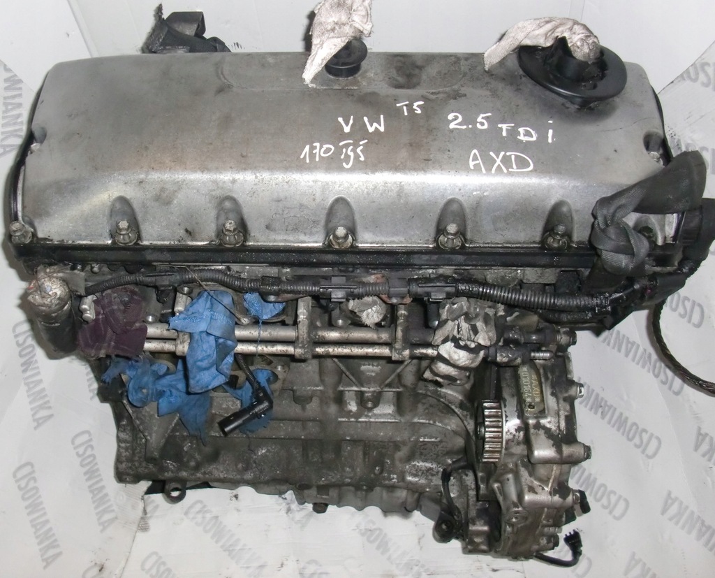 Silnik słupek VW Transporter T5 2.5TDI 130KM AXD - 12470610795 - oficjalne archiwum Allegro