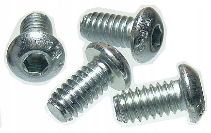 Śruby calowe 3/16-24 UNC x 9mm 10.9 ISO7380 OCYNK 2szt - 13456816446 ...