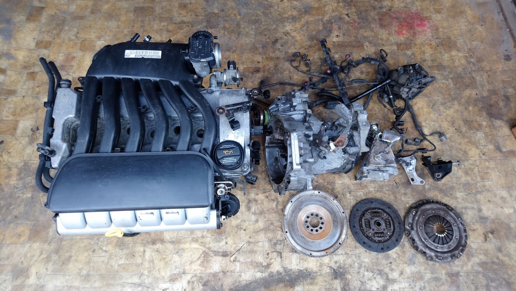 SWAP VR6 2.8 24v 204KM + SKRZYNIA VR5 SWAP GOLF 2 - 8386383702 ...