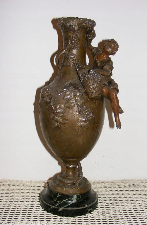 piękna stara amfora figuralna MOREAU J05816 - 13763613128 - oficjalne archiwum Allegro