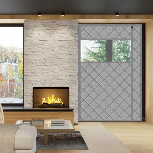 Kurtyna Termiczna Zasłona na Drzwi Magnetyczna 85 x 210cm Szary - 15185876605 - oficjalne ...